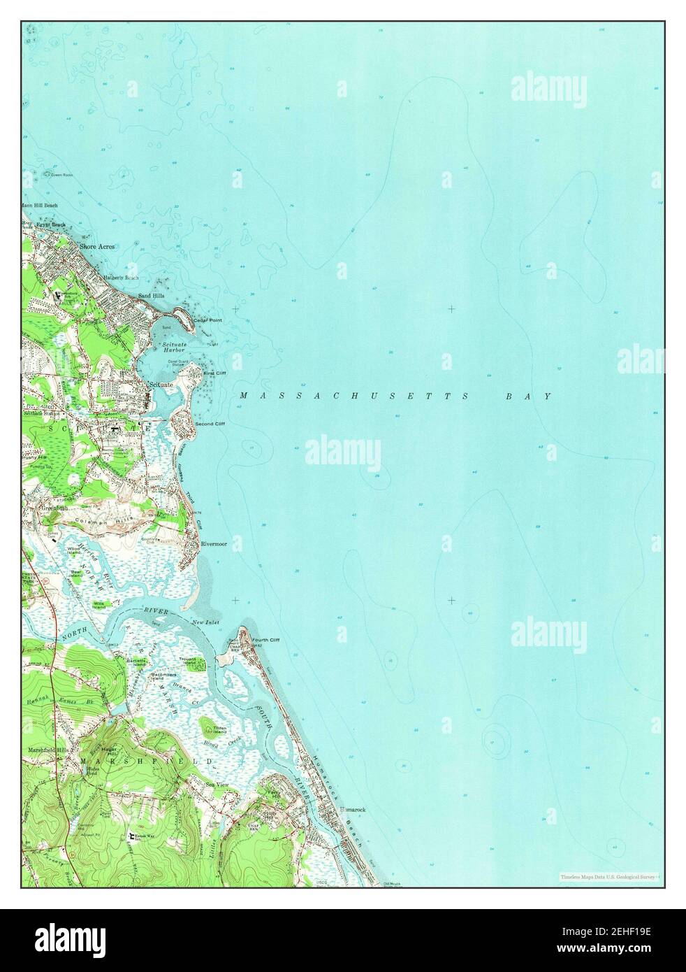 Scituate massachusetts map hi-res stock photography and images - Alamy