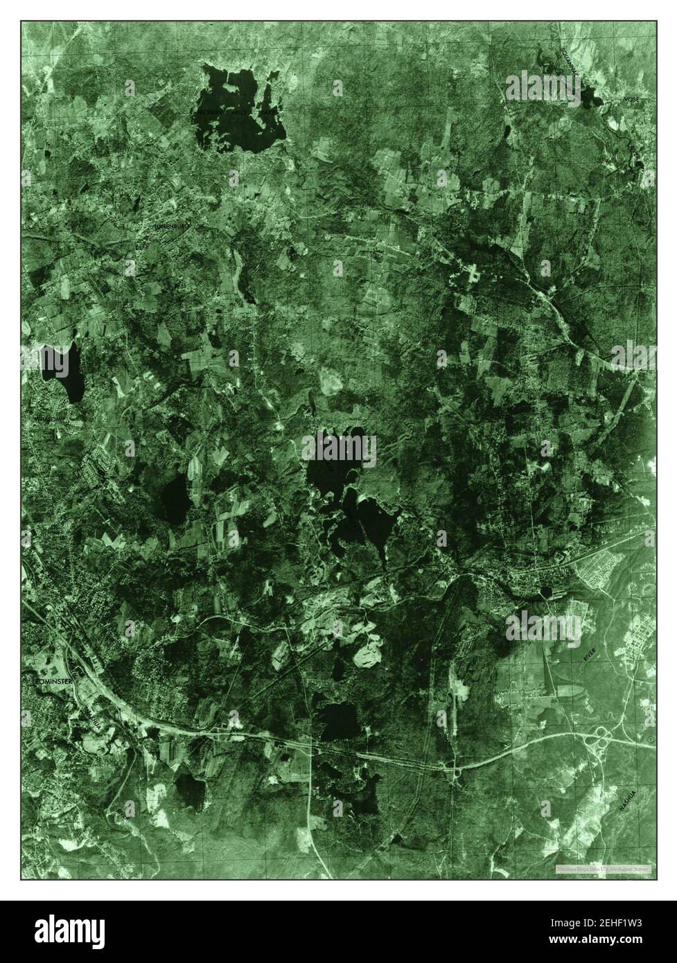 Shirley, Massachusetts, map 1975, 1:25000, United States of America by ...