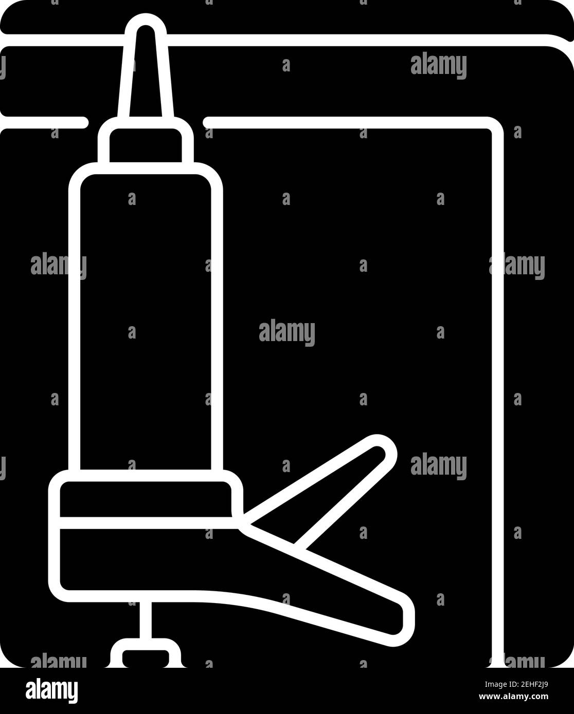 Window insulation black glyph icon Stock Vector Image & Art - Alamy