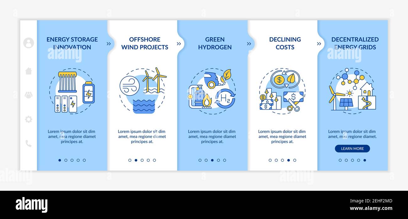 Wind-power turbines vector infographic template Stock Vector Image ...