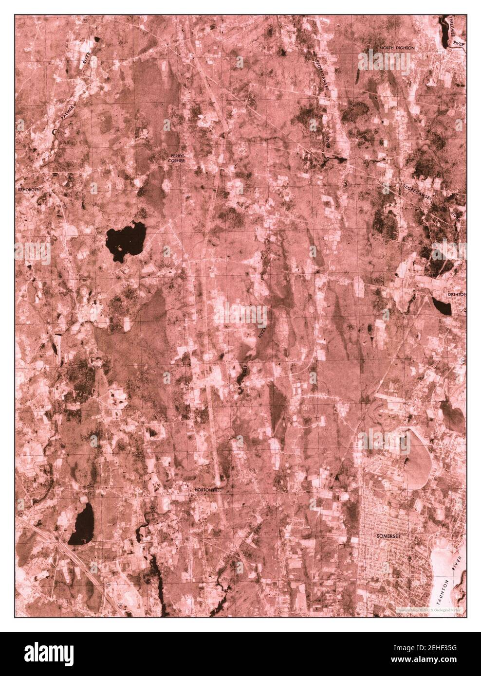 Somerset, Massachusetts, map 1977, 1:25000, United States of America by ...