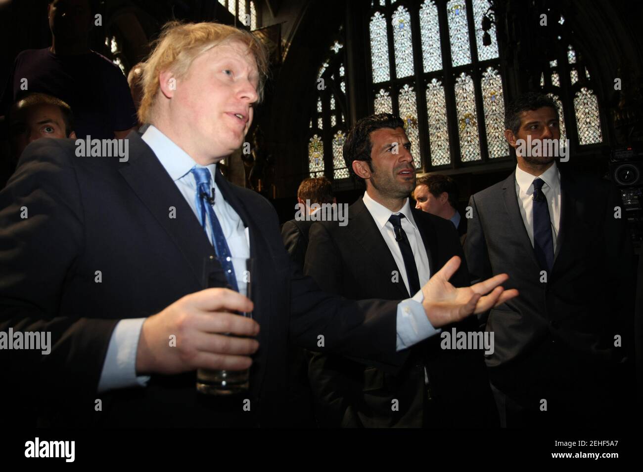 Uefa Champions League Trophy Handover High Resolution Stock Photography ...