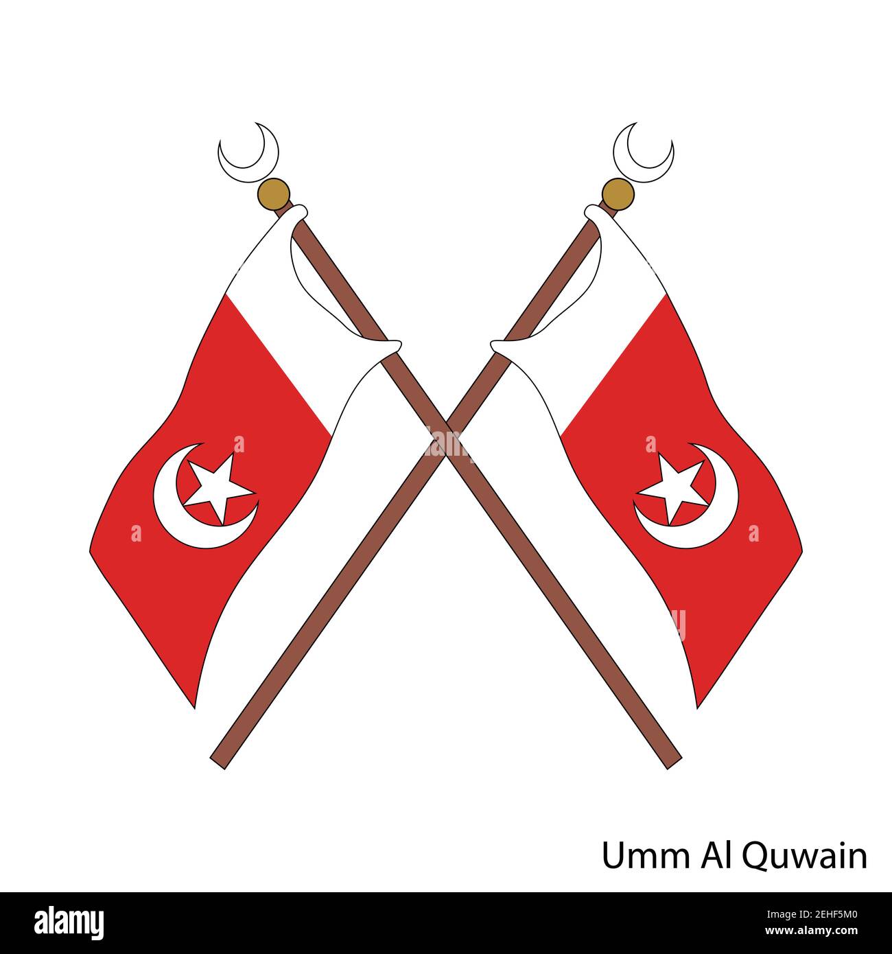 Coat of Arms of Umm Al Quwain is a United Arab Emirates region. Vector ...