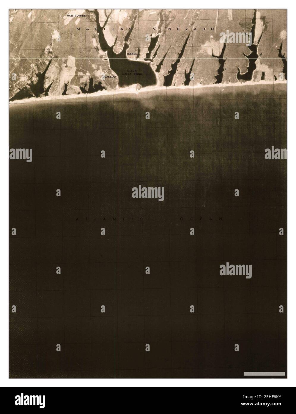 Tisbury Great Pond, Massachusetts, map 1977, 1:25000, United States of ...