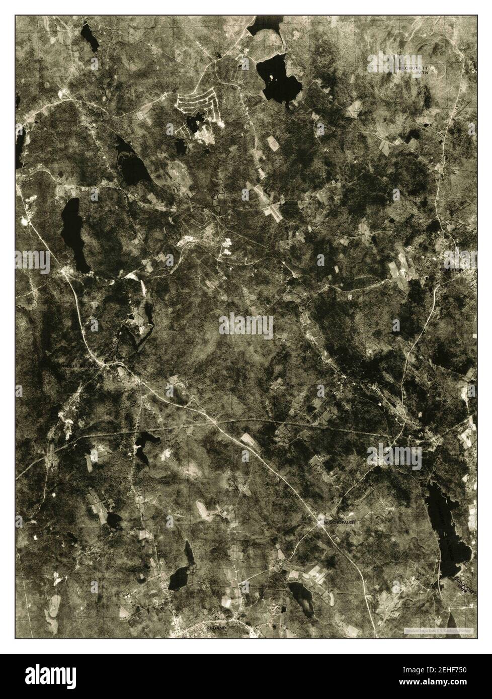 Wachusett Mtn, Massachusetts, map 1975, 1:25000, United States of ...