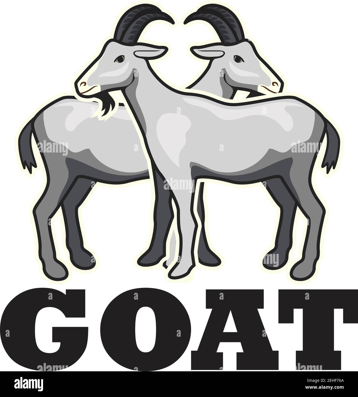 Goat Vector Vectors High Resolution Stock Photography and Images - Alamy