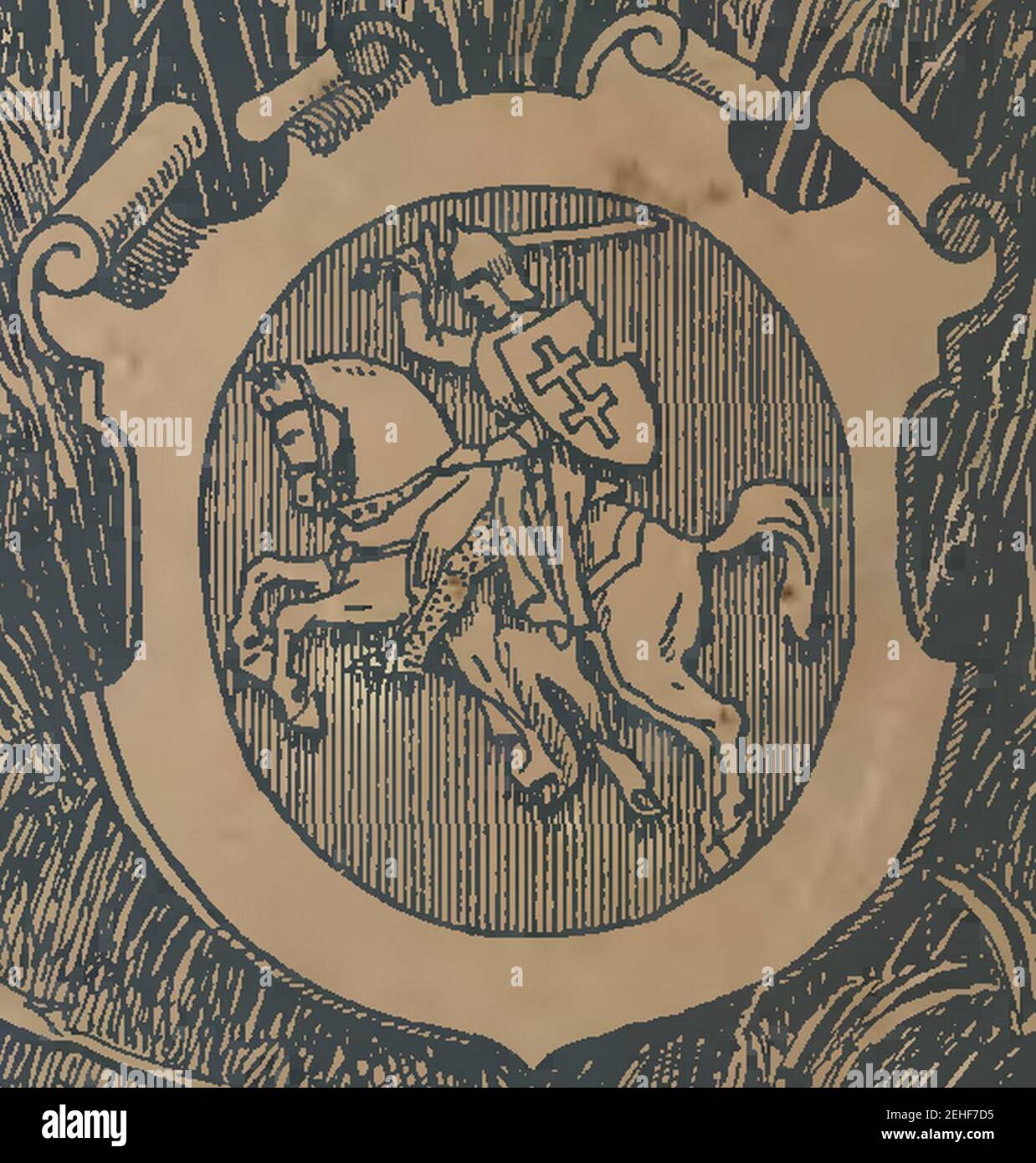 Pahonia. Пагоня (B. Tamaševič, 1912 Stock Photo - Alamy