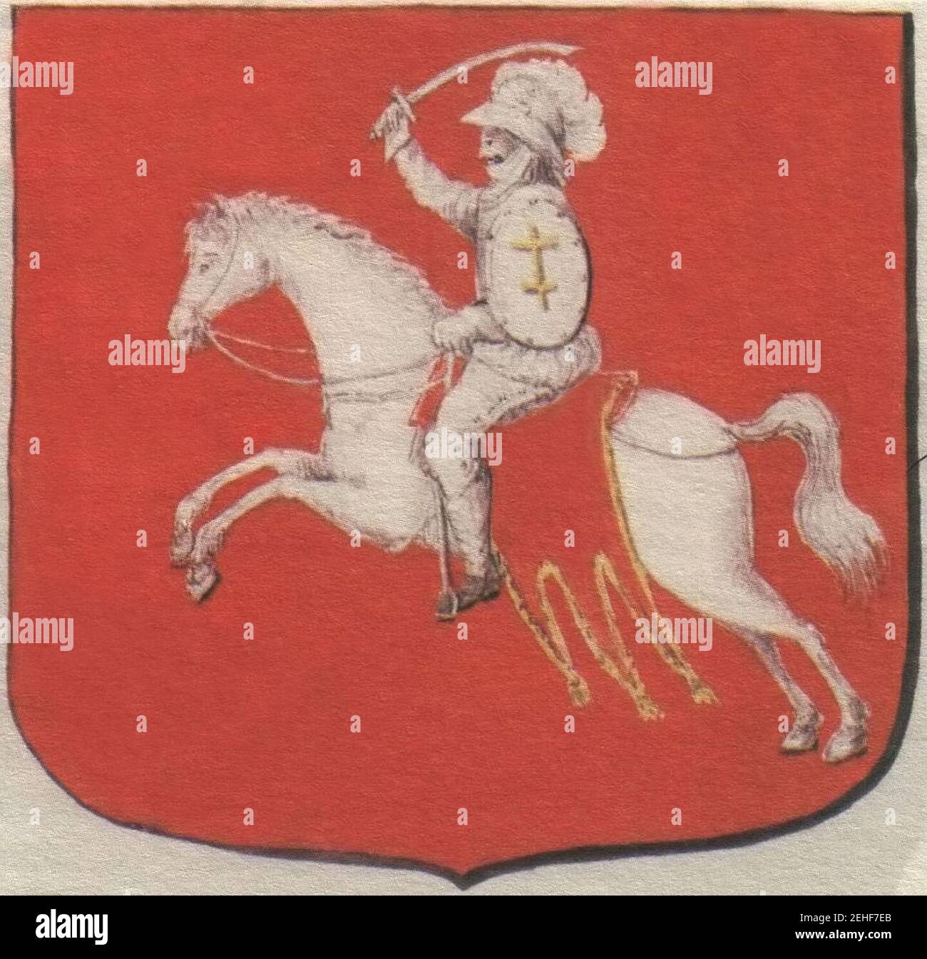 Pahonia. Пагоня (1780-89 Stock Photo - Alamy