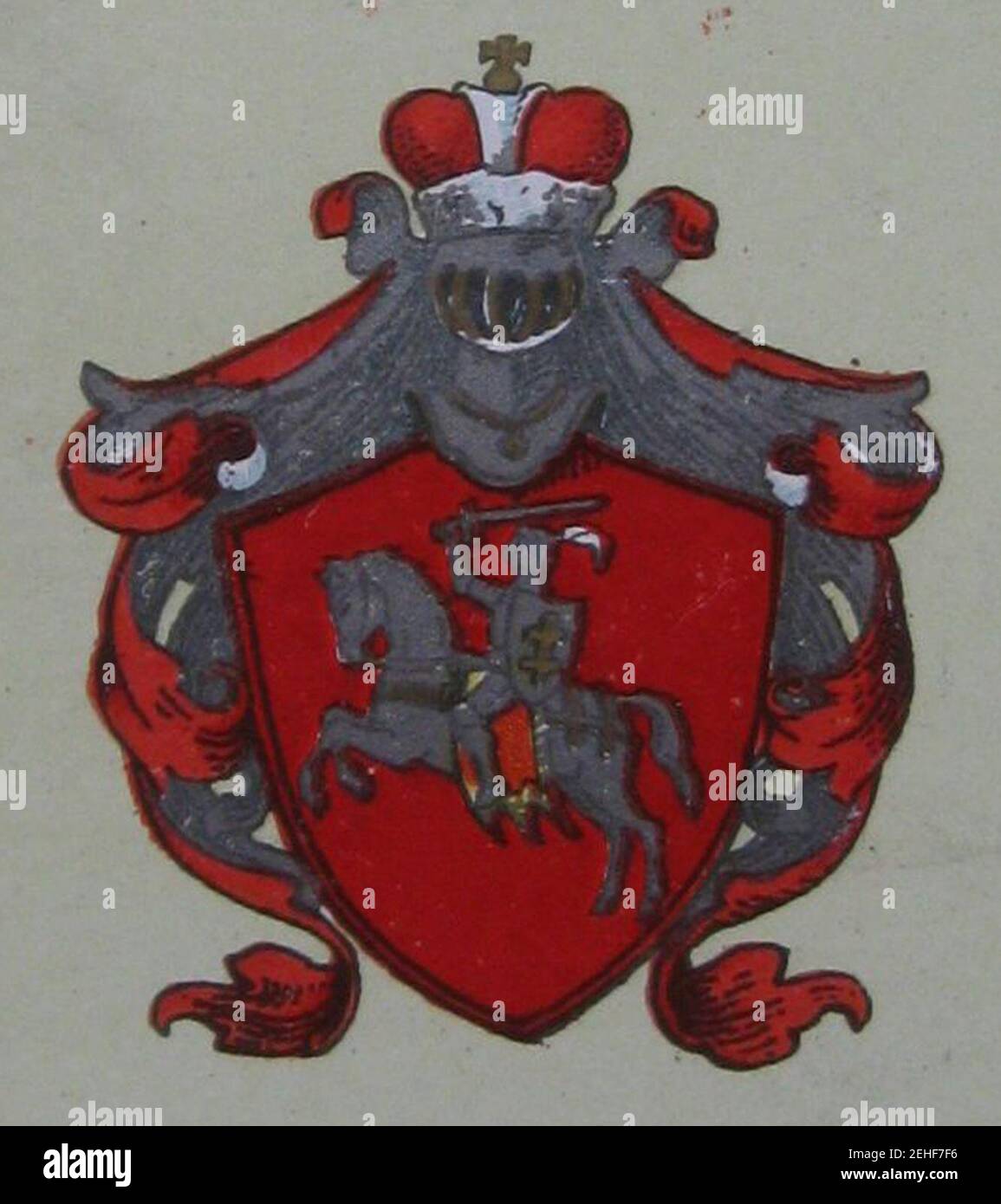 Pahonia. Пагоня (A. Fiedler, 1908 Stock Photo - Alamy