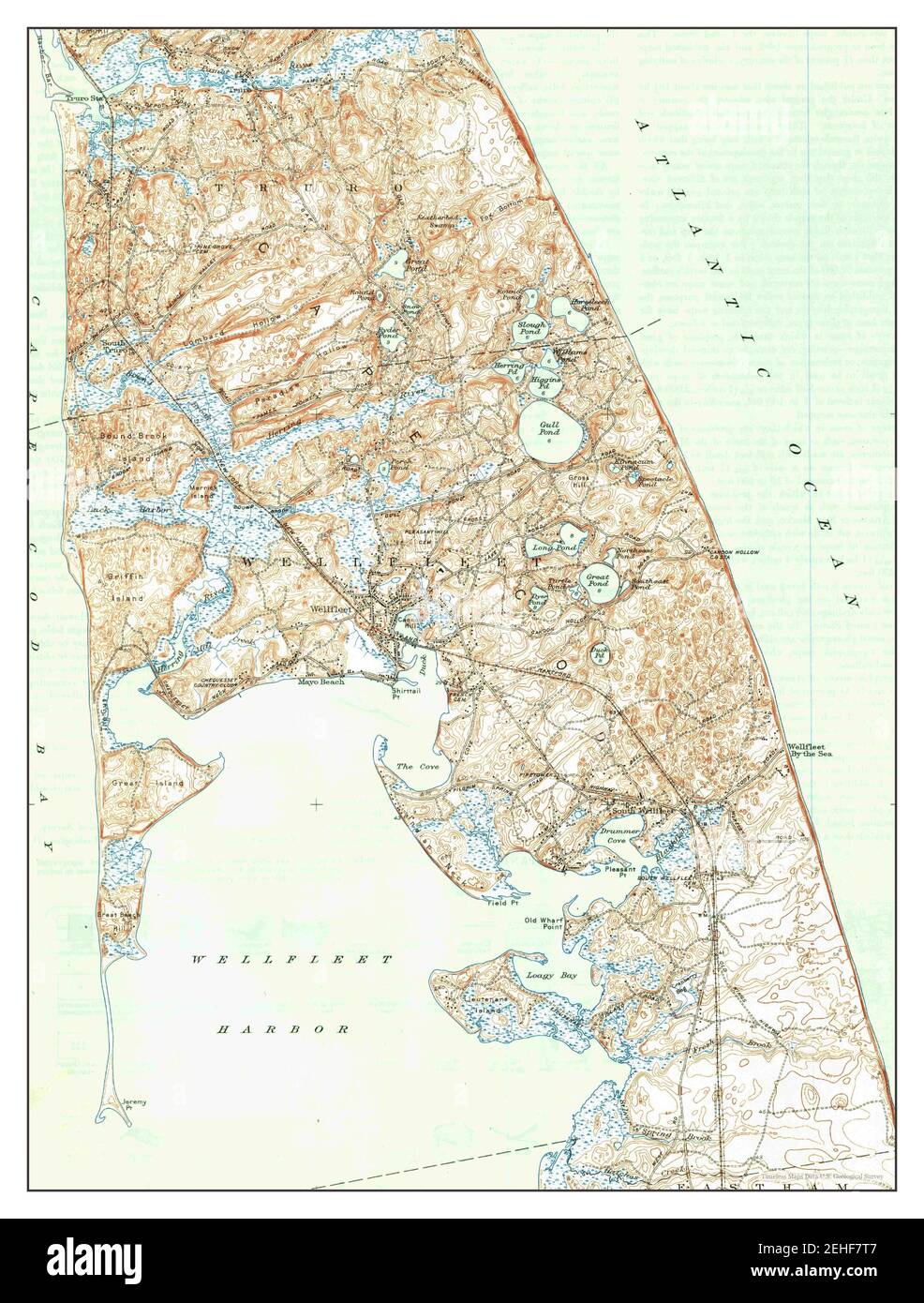 Map of wellfleet hi-res stock photography and images - Alamy