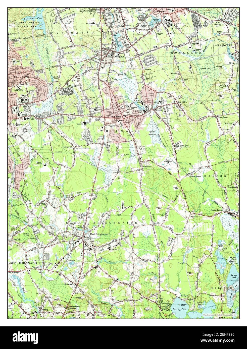 Map Of Whitman High Resolution Stock Photography and Images - Alamy