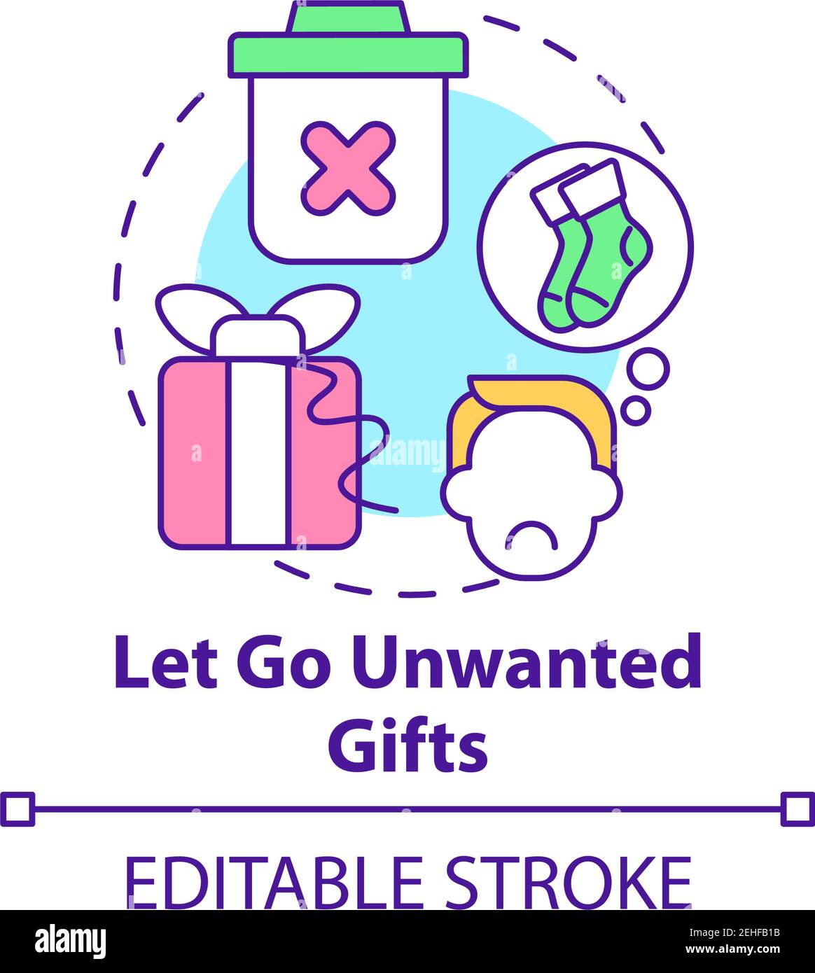 Unwanted present Stock Vector Images - Alamy