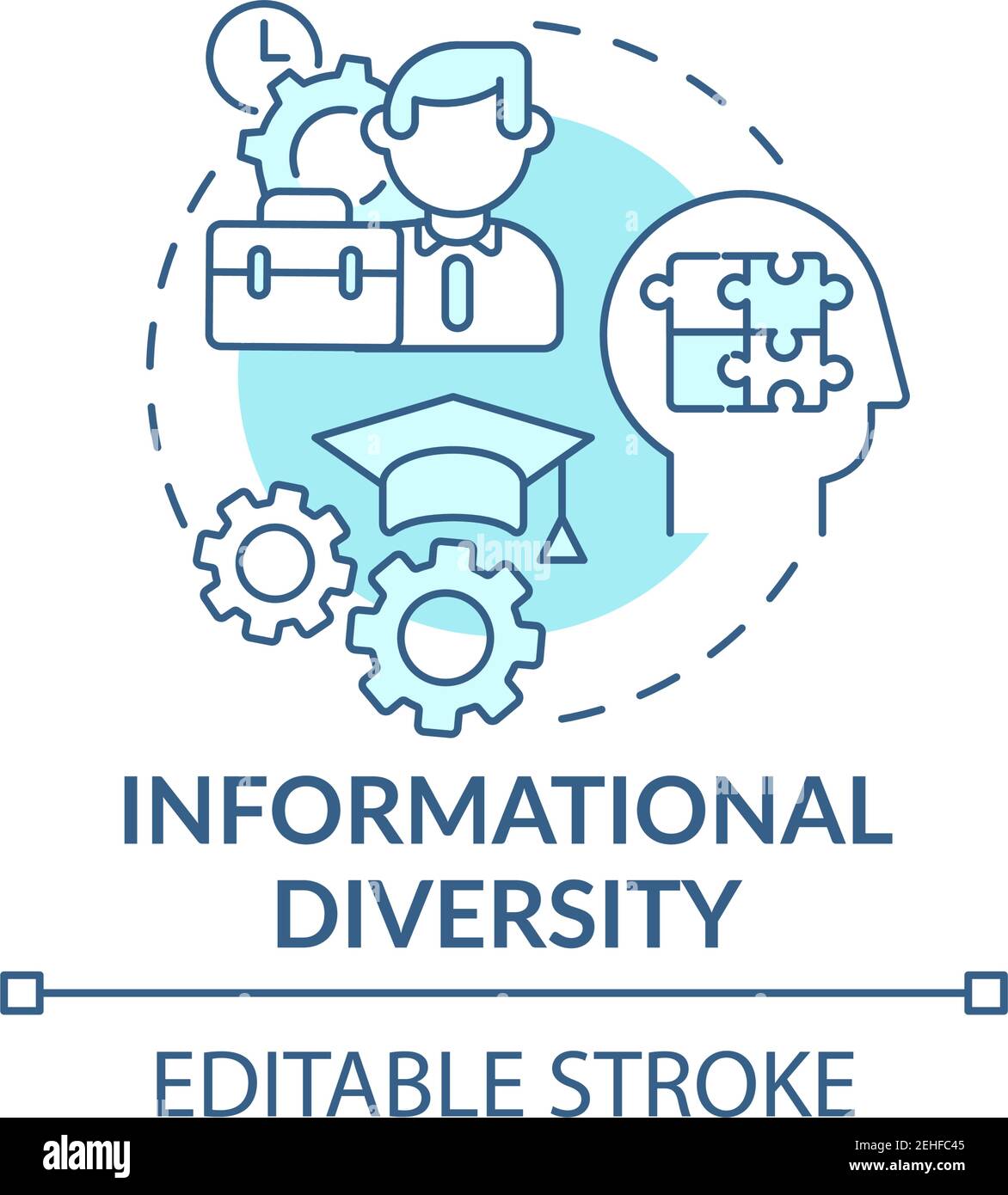 Informational diversity concept icon Stock Vector Image & Art - Alamy