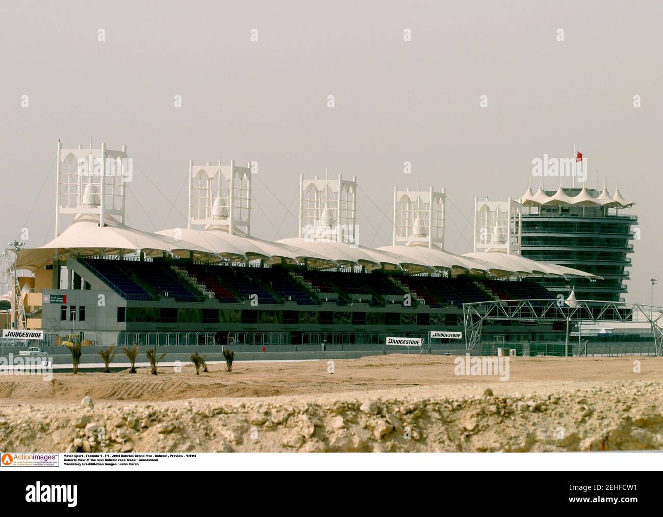 Formula one grandstand bahrain hi-res stock photography and images - Alamy