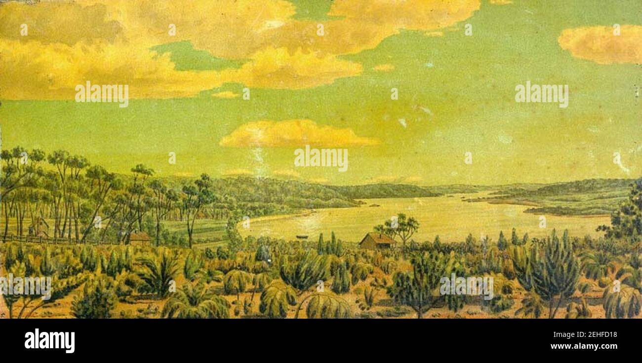 Painting of Augusta by Thomas Turner, 1830s Stock Photo - Alamy
