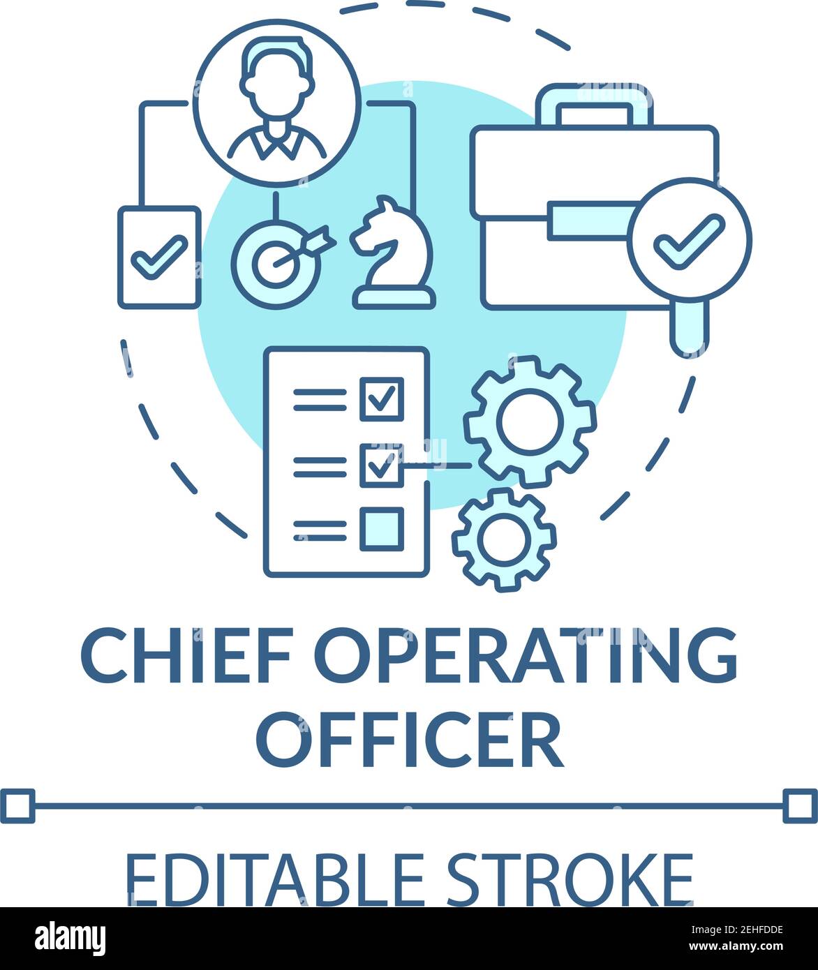 Chief operating officer concept icon Stock Vector Image & Art - Alamy