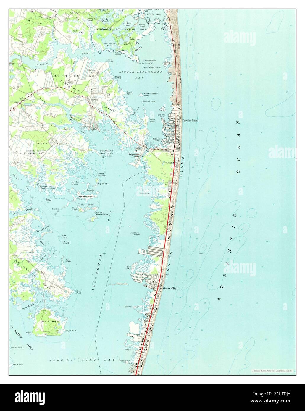 Assawoman bay Cut Out Stock Images & Pictures - Alamy