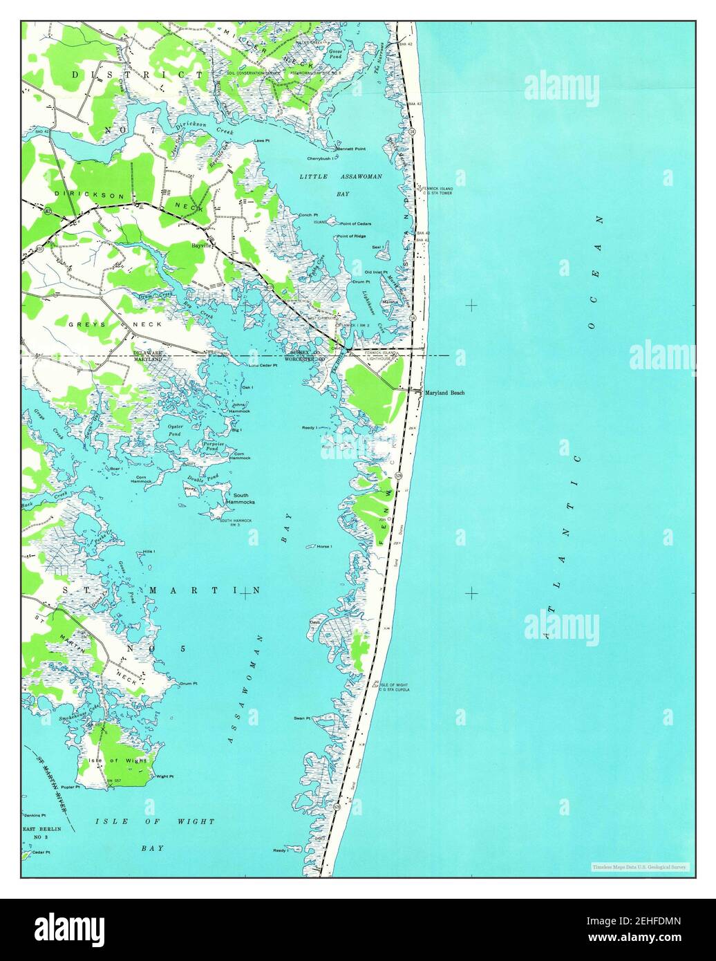 Assawoman bay Cut Out Stock Images & Pictures - Alamy