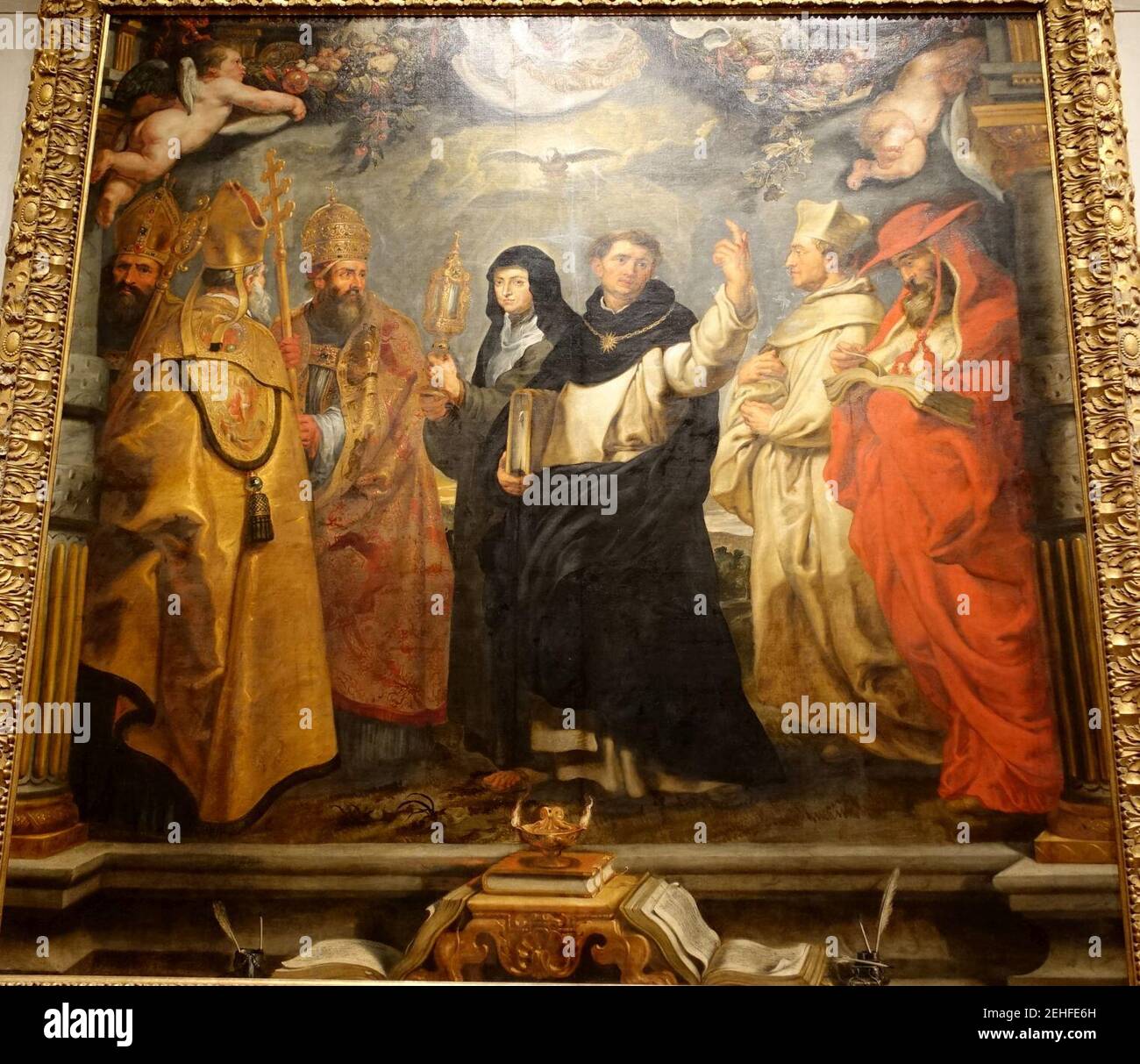 Painting of tapestry for the Convent of Las Descalzas Reales, workshop ...