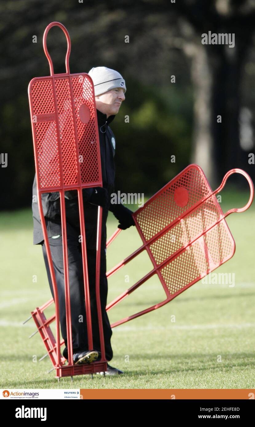 Soccer celtic training barrowfield training ground hi-res stock ...