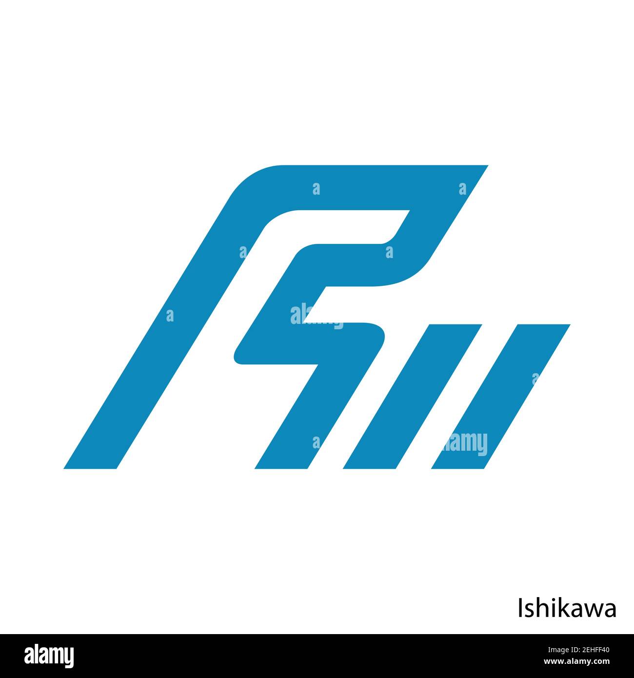 Coat of Arms of Ishikawa is a Japan prefecture. Vector heraldic emblem ...