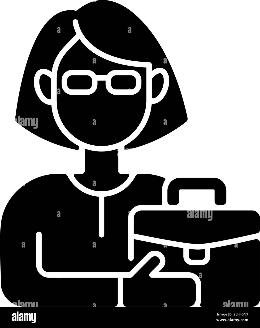 Woman female middle age aged Stock Vector Images - Alamy