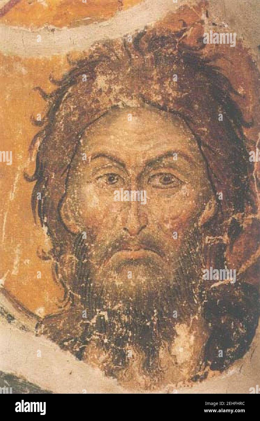 Paintings of John the Baptist of Protat Stock Photo - Alamy