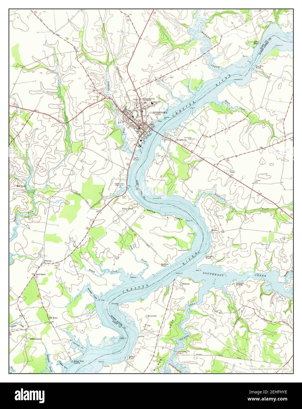 Map of chestertown hi-res stock photography and images - Alamy