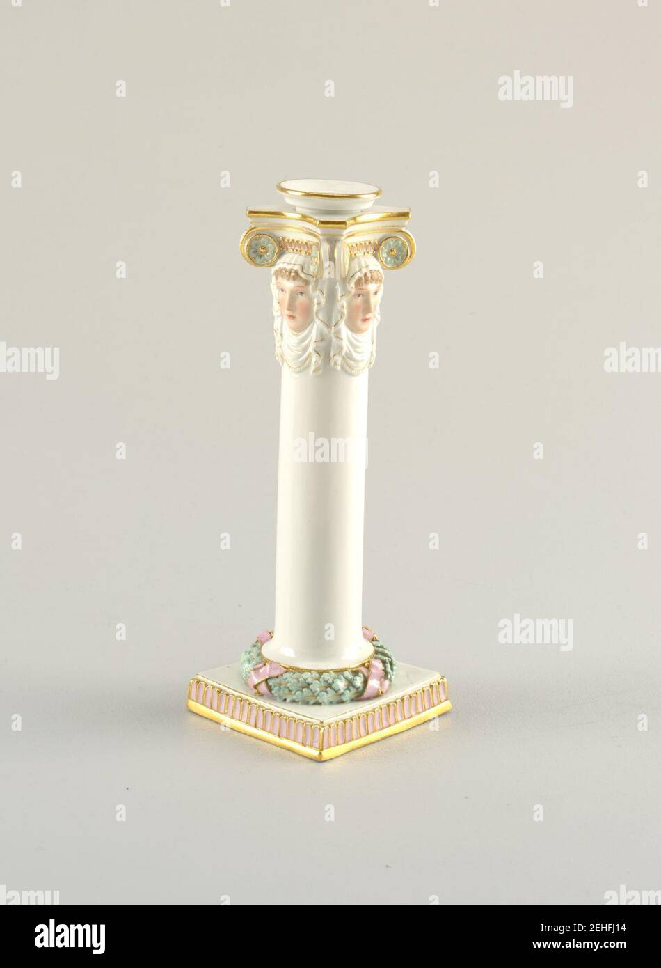 Pair Of Candlesticks (Germany), early 19th century Stock Photo - Alamy
