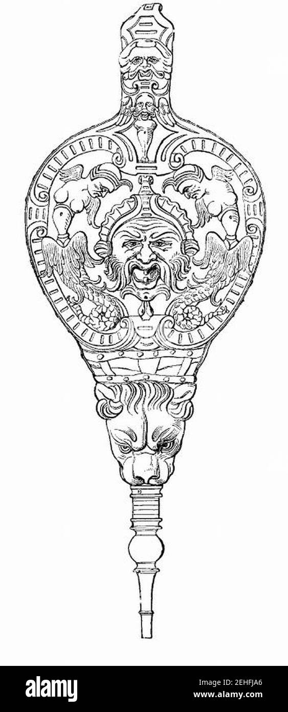 Pair of Italian Carved Bellows Stock Photo - Alamy