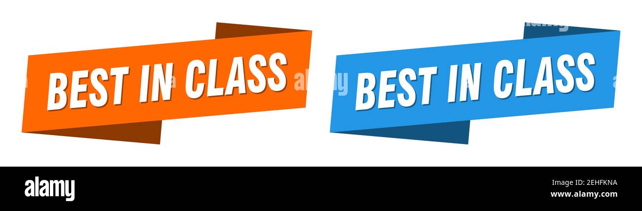 best in class ribbon label sign set. best in class banner Stock Vector ...