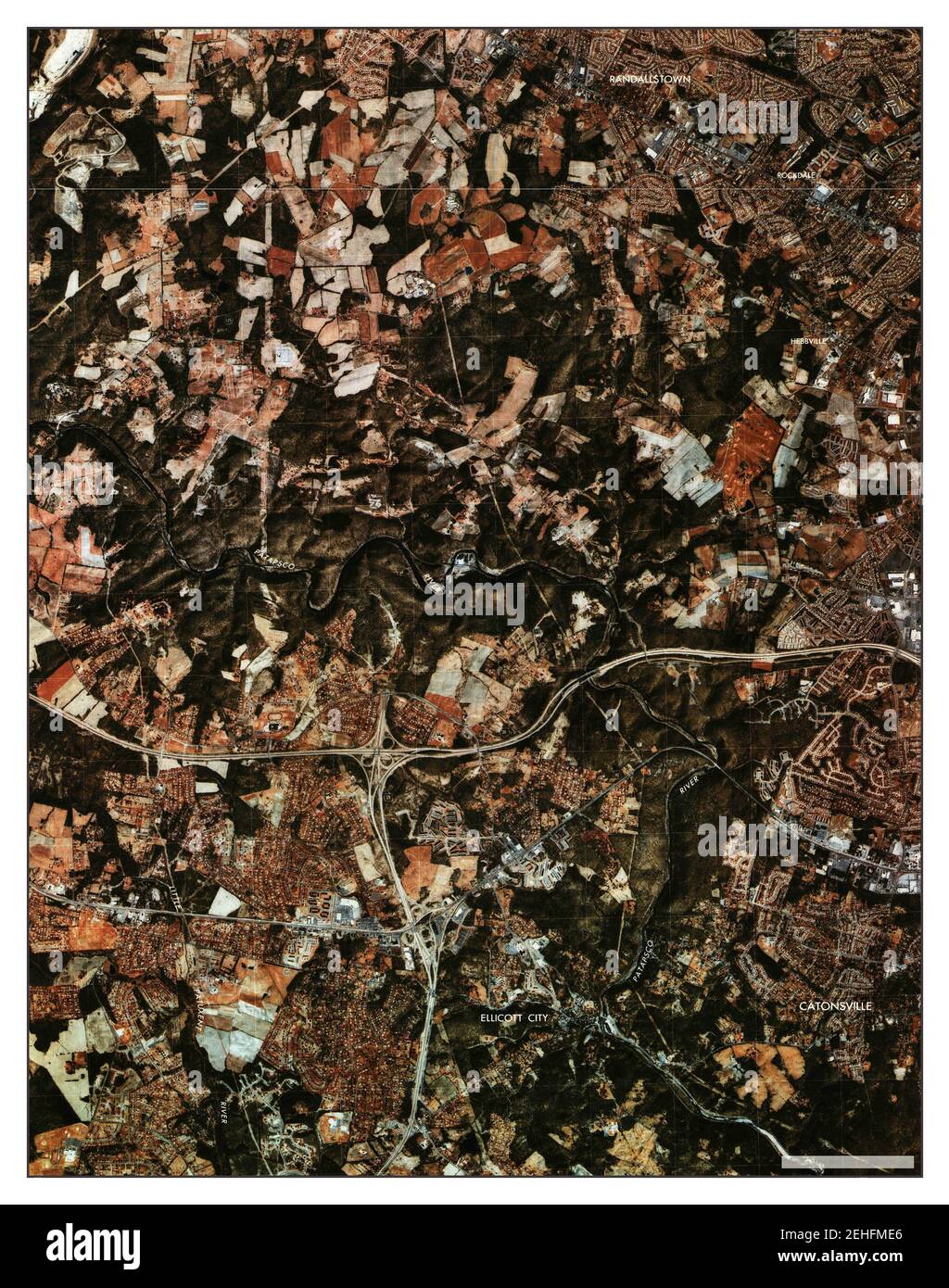 Ellicott City, Maryland, map 1982, 1:24000, United States of America by ...