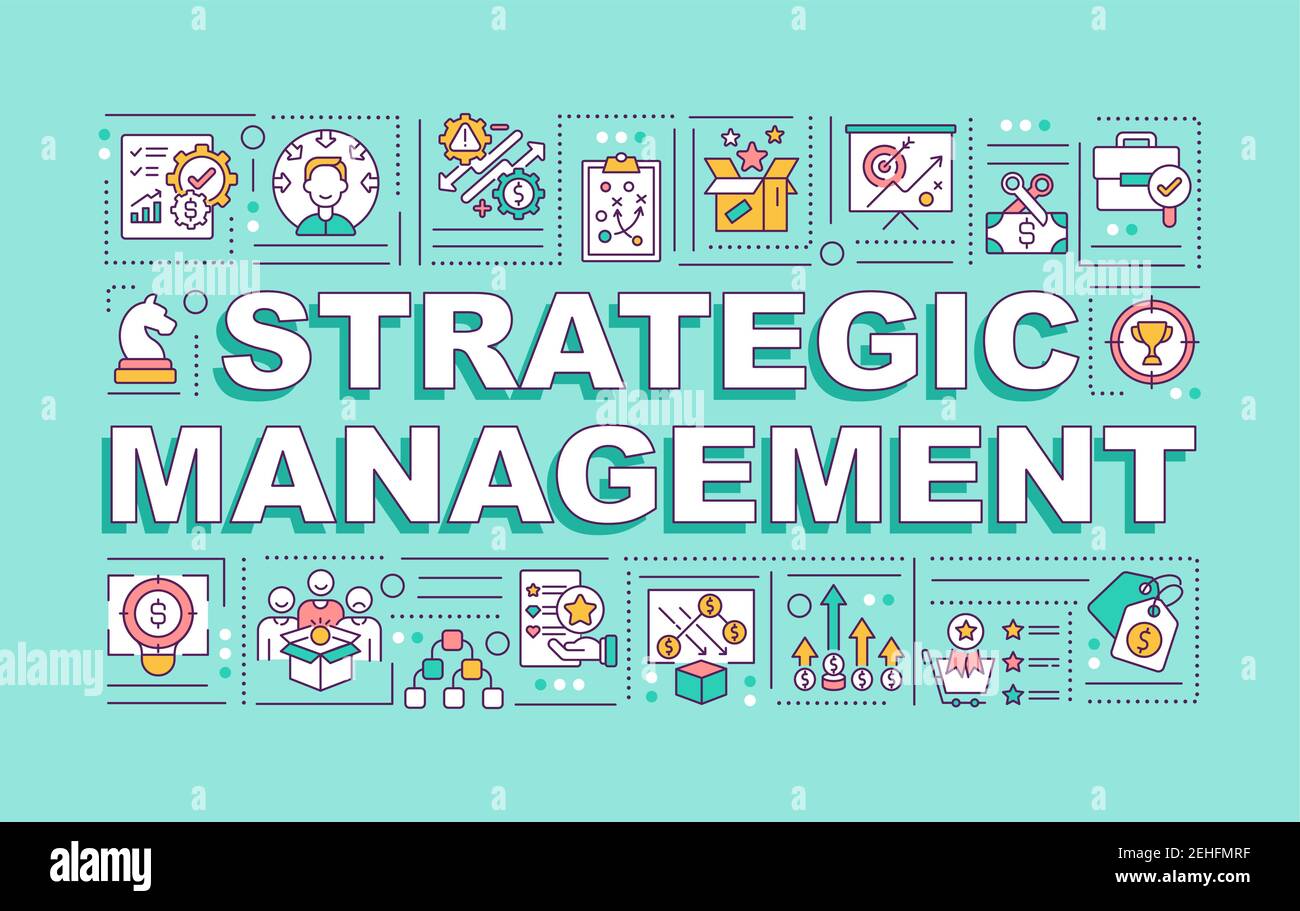 Strategic management word concepts banner Stock Vector Image & Art - Alamy