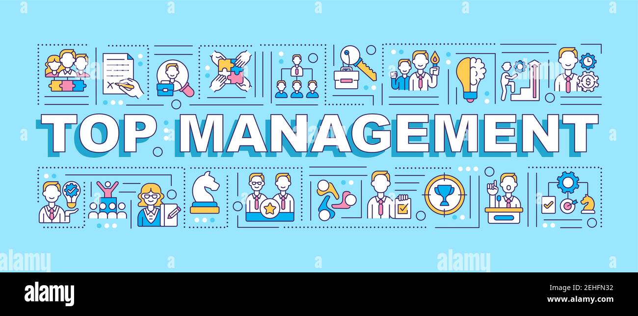 Top management word concepts banner Stock Vector Image & Art - Alamy