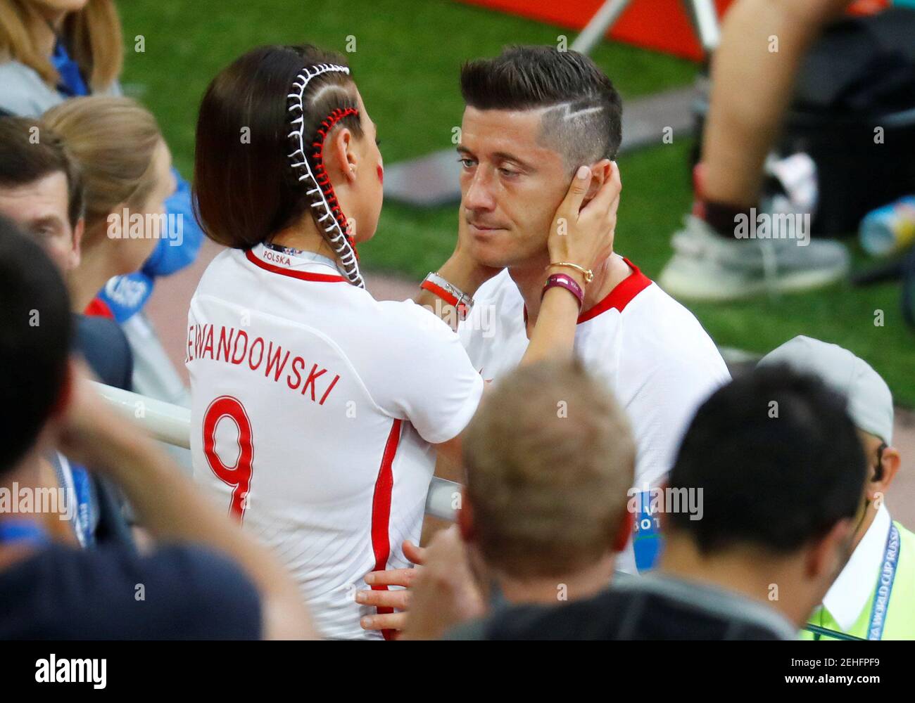 Robert Lewandowski And Wife High Resolution Stock Photography and ...
