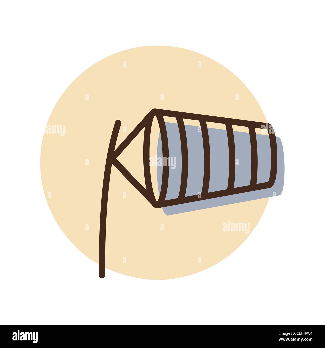 Inflated flag Stock Vector Images - Alamy