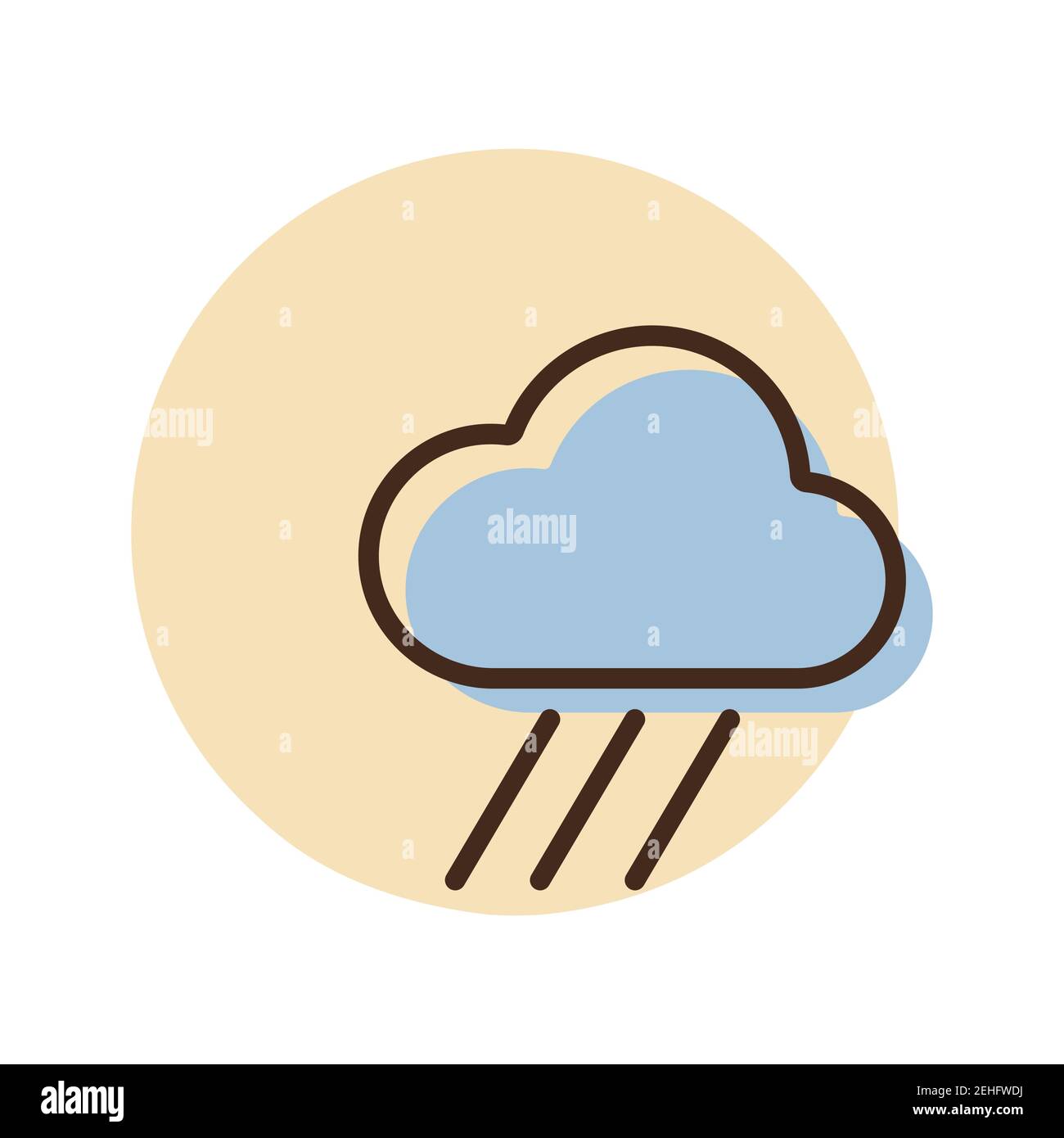 Raincloud vector hi-res stock photography and images - Alamy