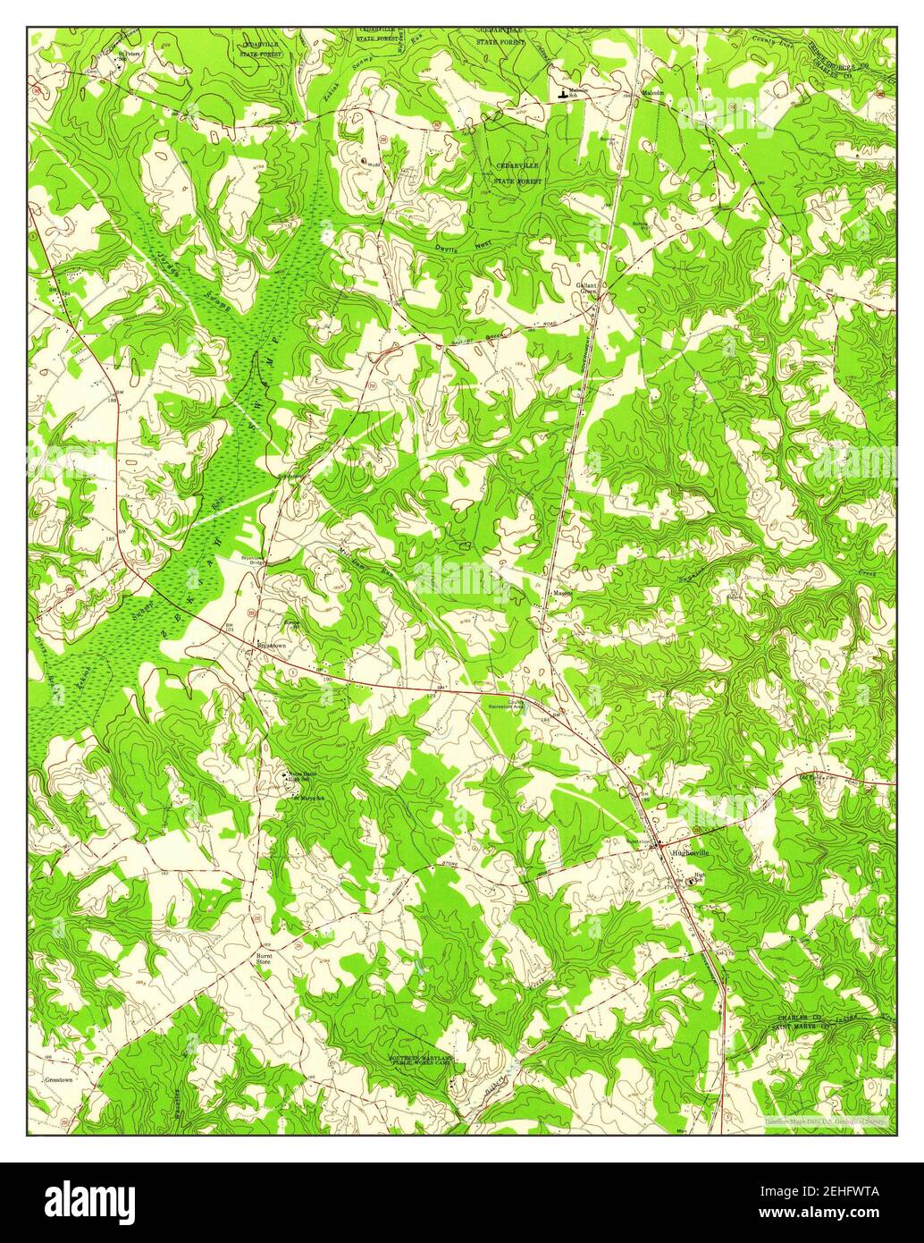 Map of hughesville hi-res stock photography and images - Alamy