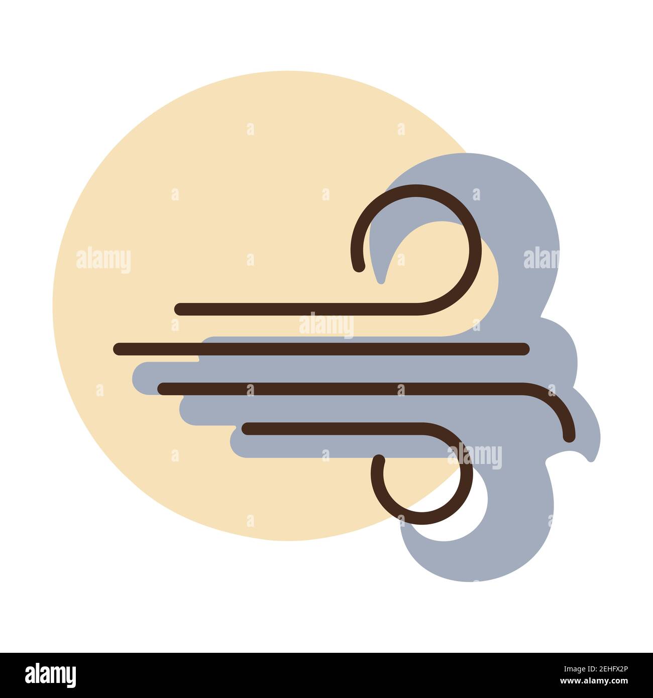 High wind vector icon. Meteorology sign. Graph symbol for travel ...