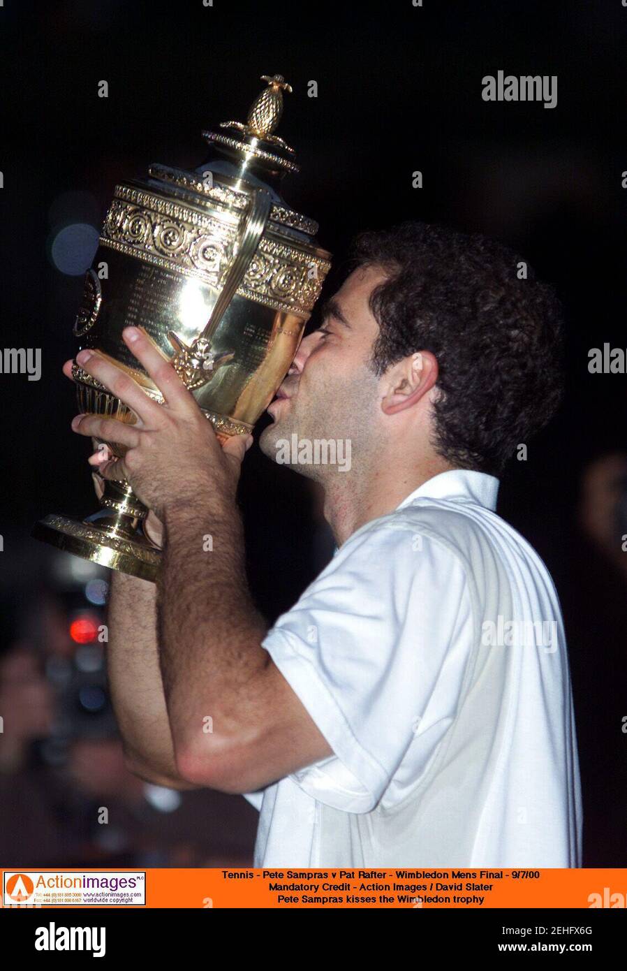 Wimbledon sampras v rafter hi-res stock photography and images - Alamy