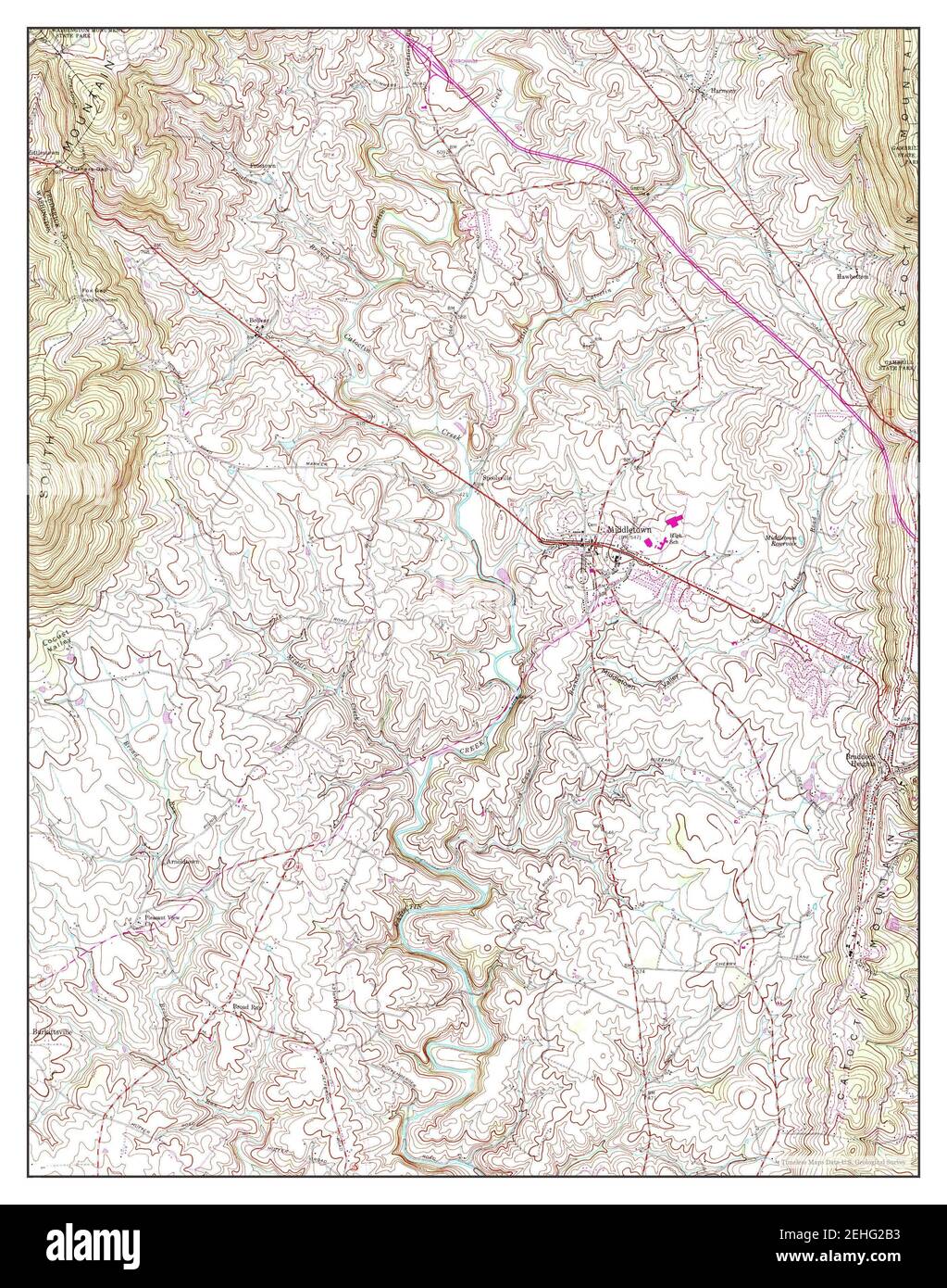 Middletown map Cut Out Stock Images & Pictures - Alamy
