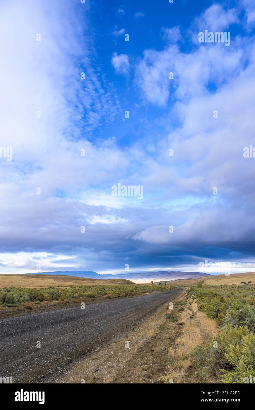 Leslie Gulch Landscape with Clouds Stock Photo - Alamy