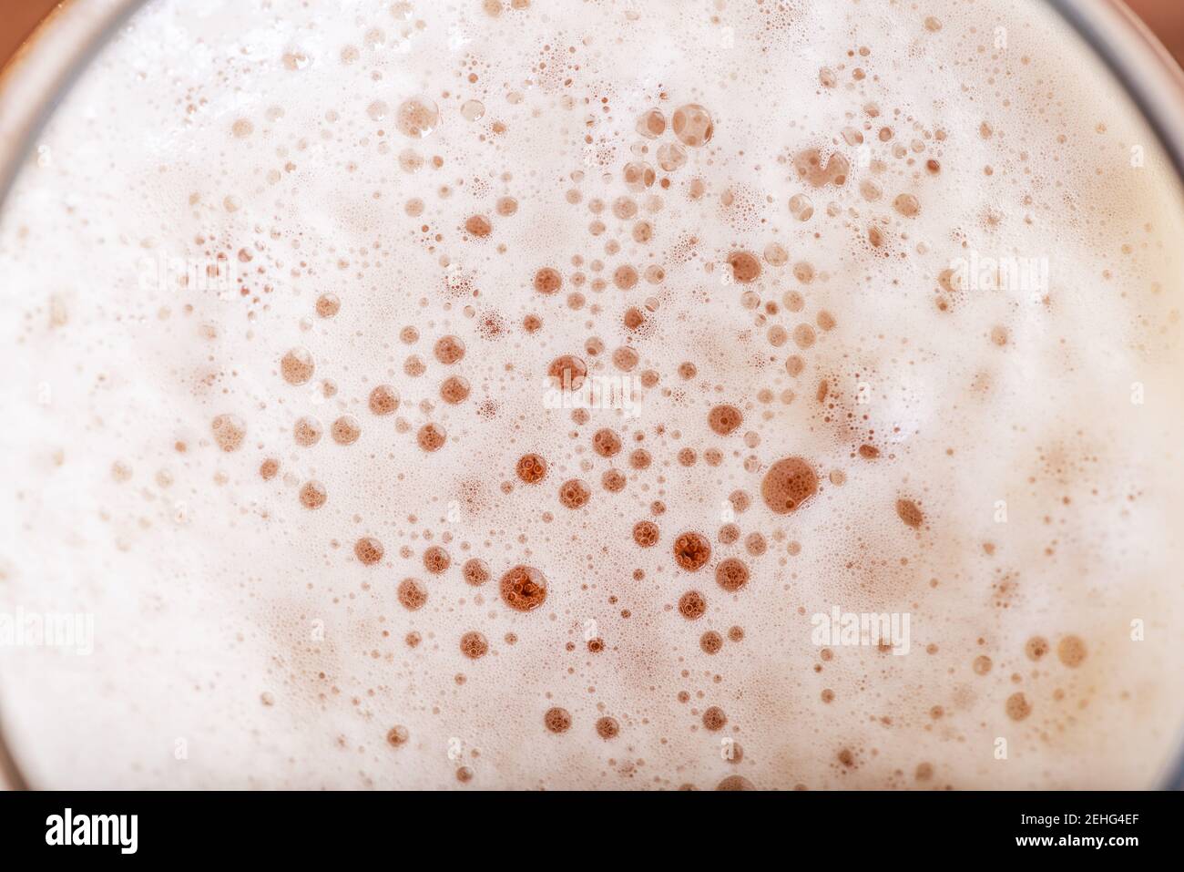 Light Beer with Bubbles and Foam Background. Beer Bubbles Texture Close ...