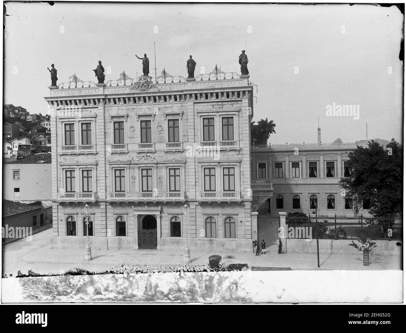 Palácio do Catete - fachada Stock Photo - Alamy