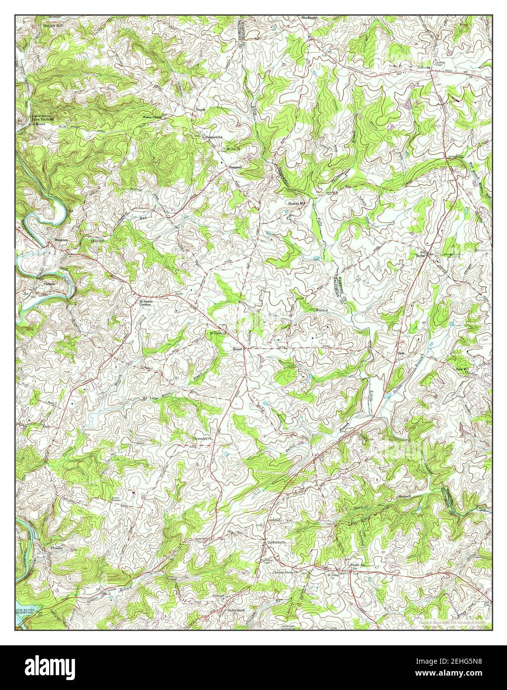 Phoenix, Maryland, map 1957, 1:24000, United States of America by ...
