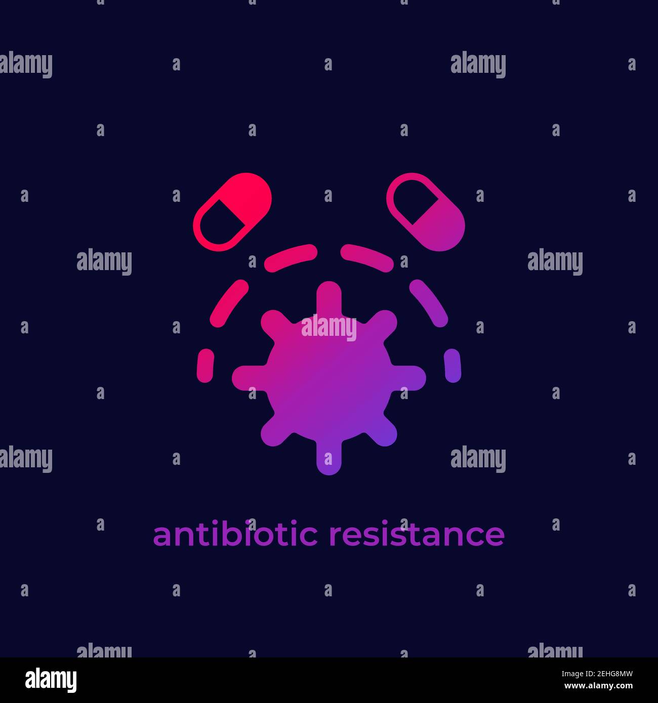 antibiotic resistance icon for web Stock Vector Image & Art - Alamy