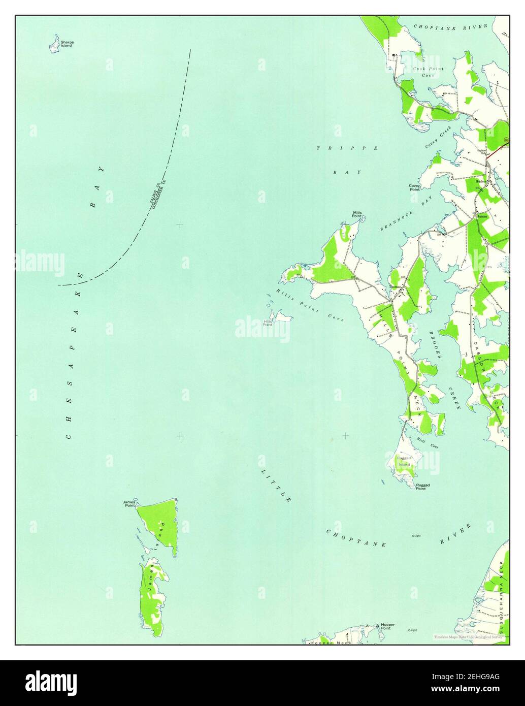 Sharps Island, Maryland, map 1942, 1:24000, United States of America by ...