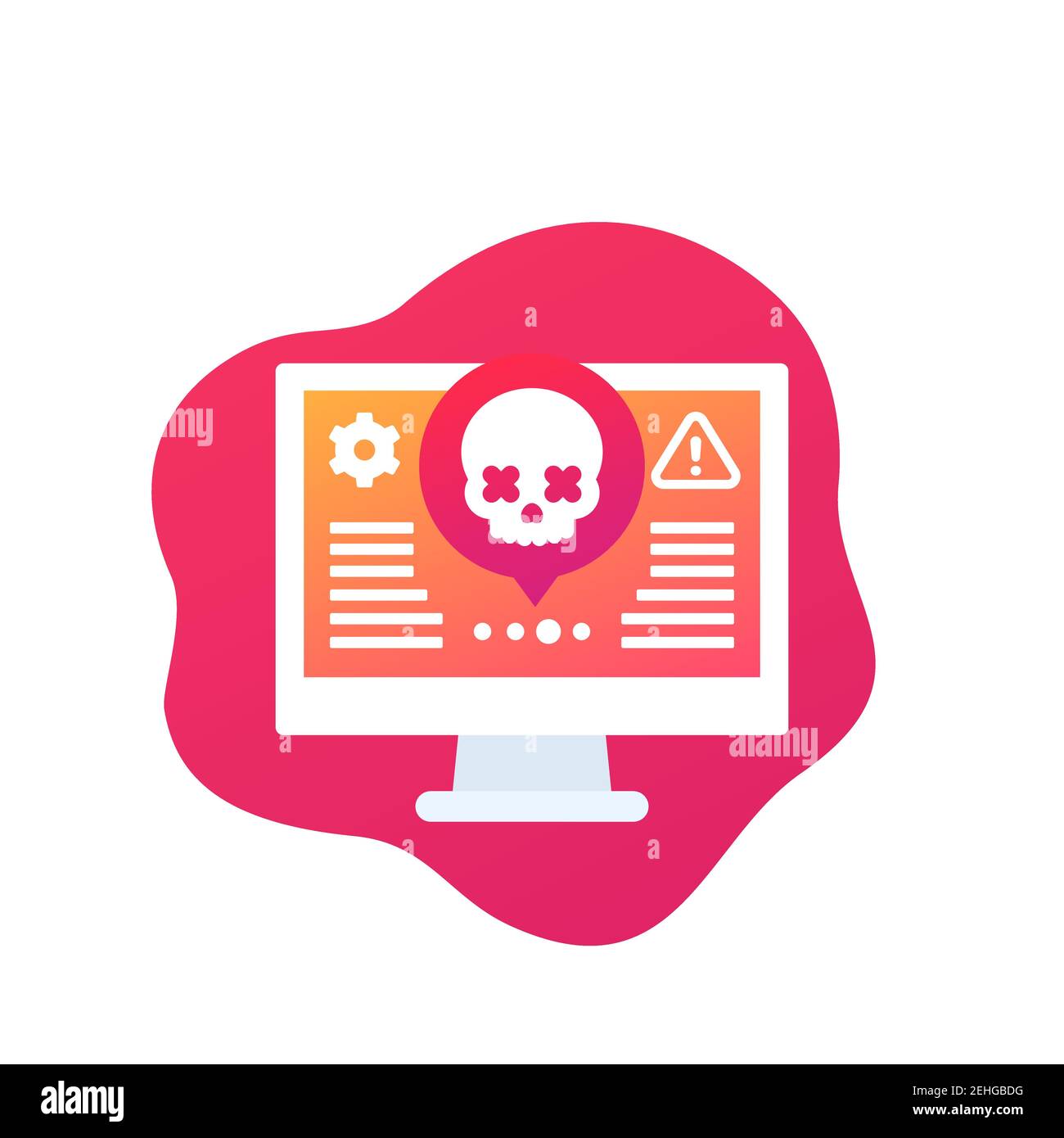 Cybersecurity warning Stock Vector Images - Alamy
