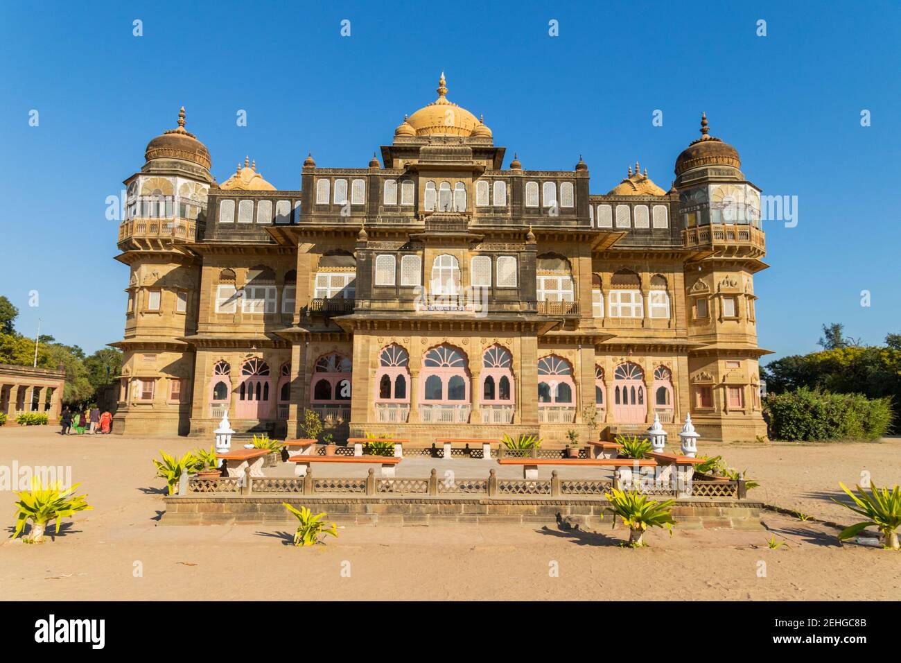 Vijay Vilas Palace near Mandvi Stock Photo - Alamy