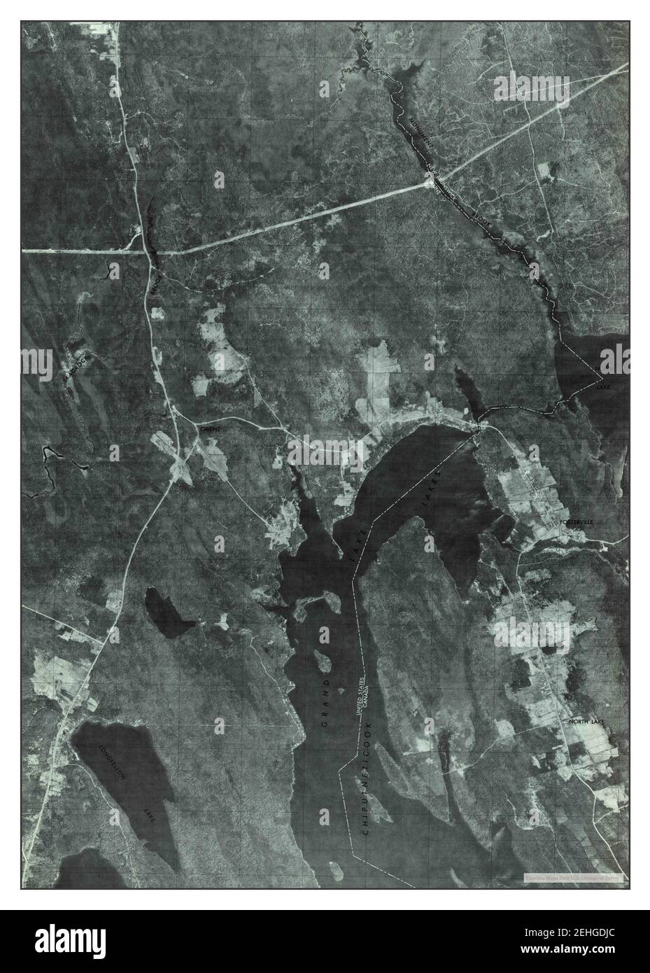 Amity SE, Maine, map 1975, 1:24000, United States of America by ...